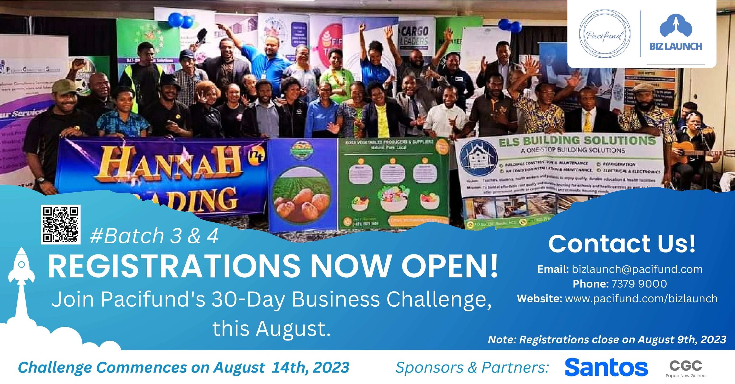Registrations Now Open: 30 Day Business Launch
